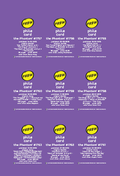 Phantom Philecard #1755-1763 – Phantom Comics
