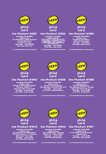 Phantom Philecard #1935-1943 – Phantom Comics