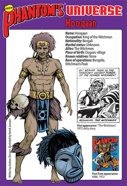 Phantom's Universe Character Card #09 - Hoogaan – Phantom Comics