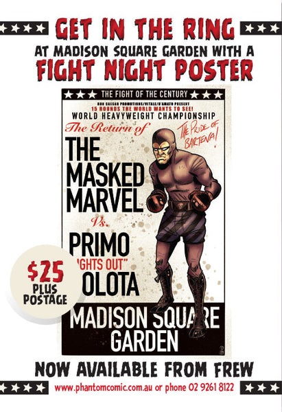 Poster The Masked Marvel – Phantom Comics